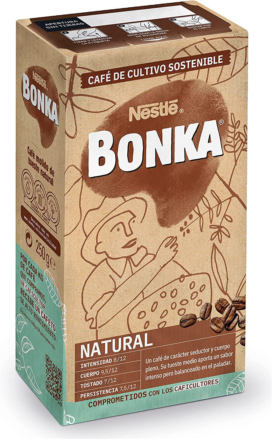 Buy Natural Nestle Bonka Ground Coffee, 250g - Ibericafood.com ...